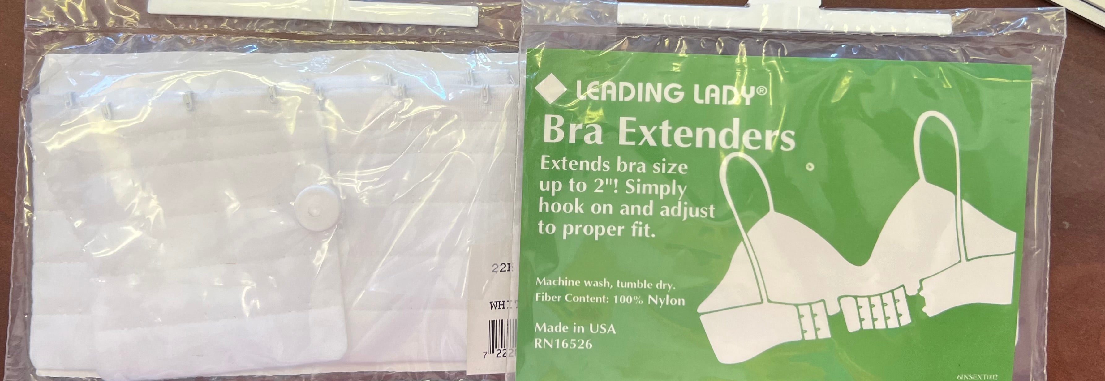 Leading Lady Bra Extenders - Style 22A - 3 eye/hook – Birth and Baby